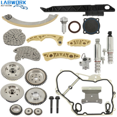 For GM Ecotec 2.2L 2.4L Timing Chain Kit VCT Selenoid Actuator Gear ...