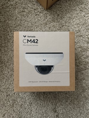 Verkada Security Camera Indoor Mini Dome CM42-256-HW - White SEALED ...