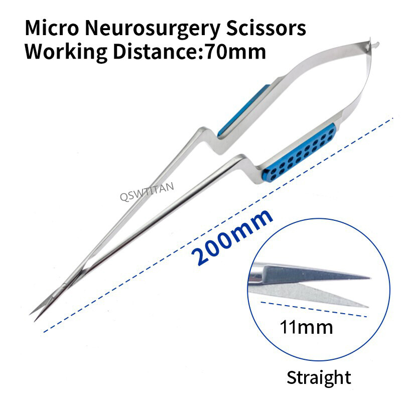 Micro Scissors Microsurgical Scissors Instruments Neurosurgery Surgical ...