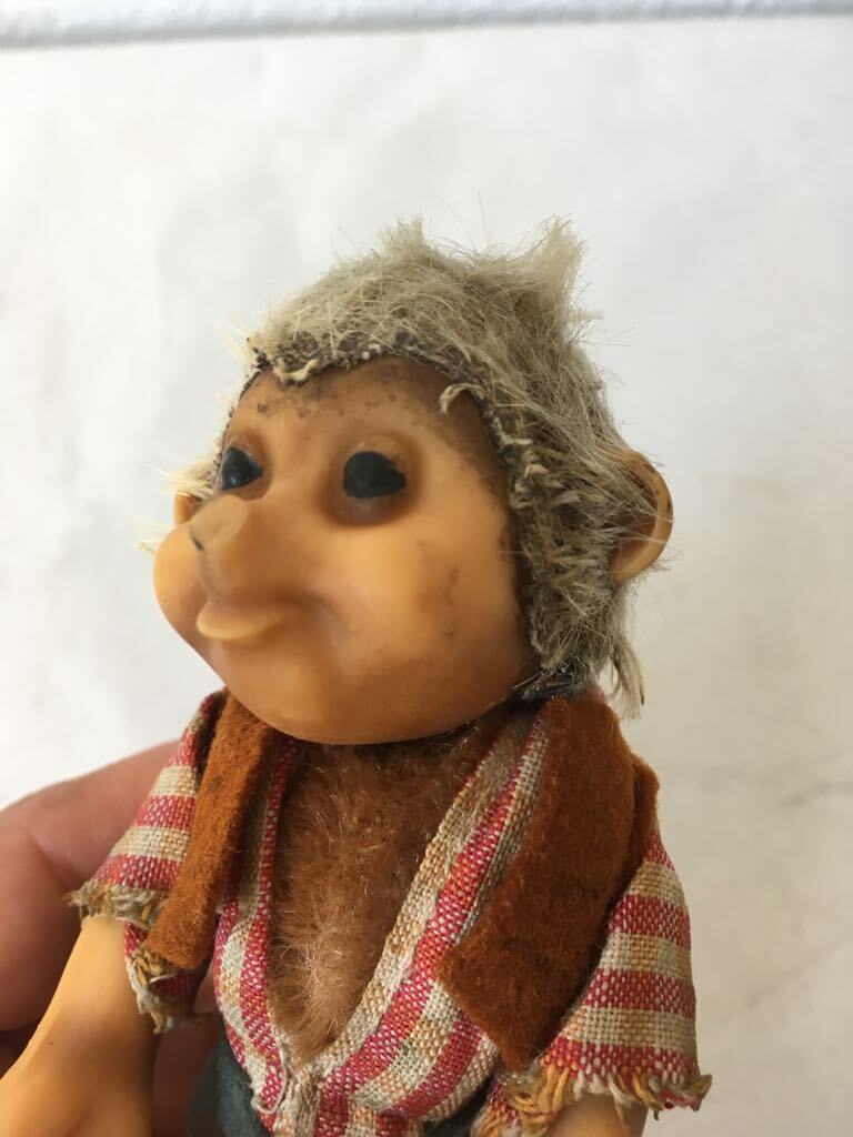 Vintage 1950s Steiff Mecki Hedgehog doll, fully dressed, 12 cm 4.7 ...