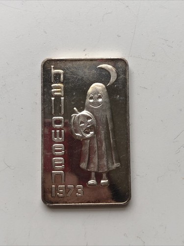 Halloween 1973 The Double Mc Mint One Troy Ounce .999 Fine Silver | eBay