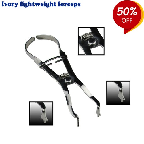 DENTAL ENDODONTICS CLAMP-FORCEPS IVORY LIGHTWEIGHT PLIER RUBBER DAM ...