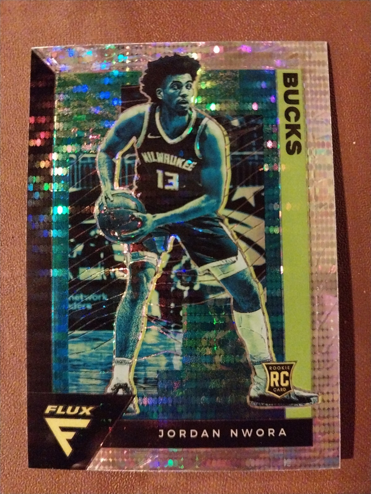 2020-21 JORDAN NWORA PANINI FLUX PULSAR PRIZM NBA ROOKIE CARD RC #237 ...