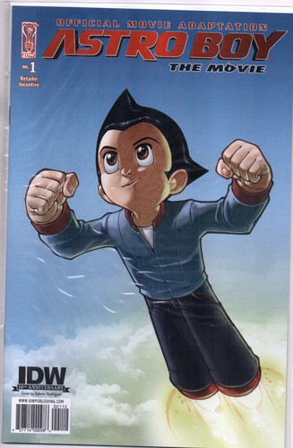 ASTRO BOY: Official Movie Prequel & Adaptation #1 RARE Retailer VARIANT ...