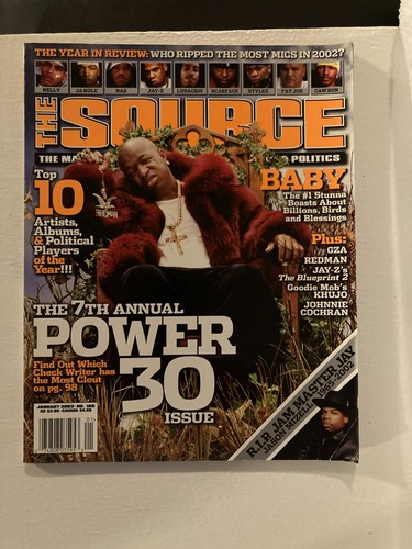 Vtg The Source January 2003 No. 160 Music Artist Hip Hop Rap Magazine ...