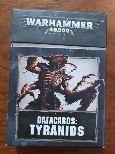 Tyranids Data Cards - Warhammer 40k - Games Workshop | eBay Australia