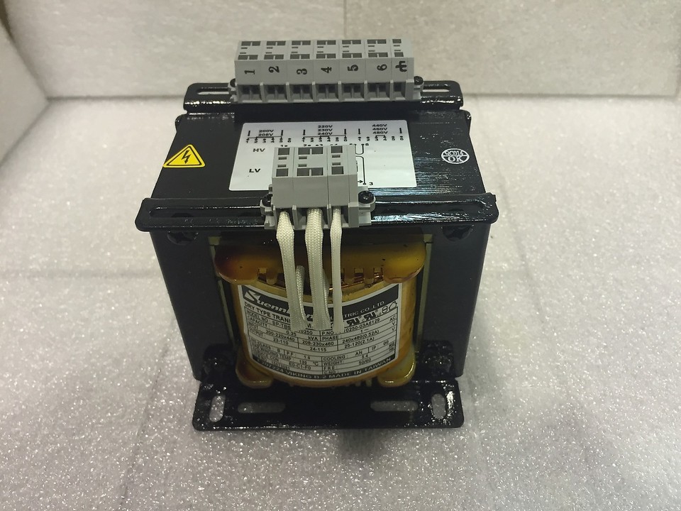 F10250-03A6083 Transformer 1PH 250VA 50/60Hz Input:480/600V Output:120 ...