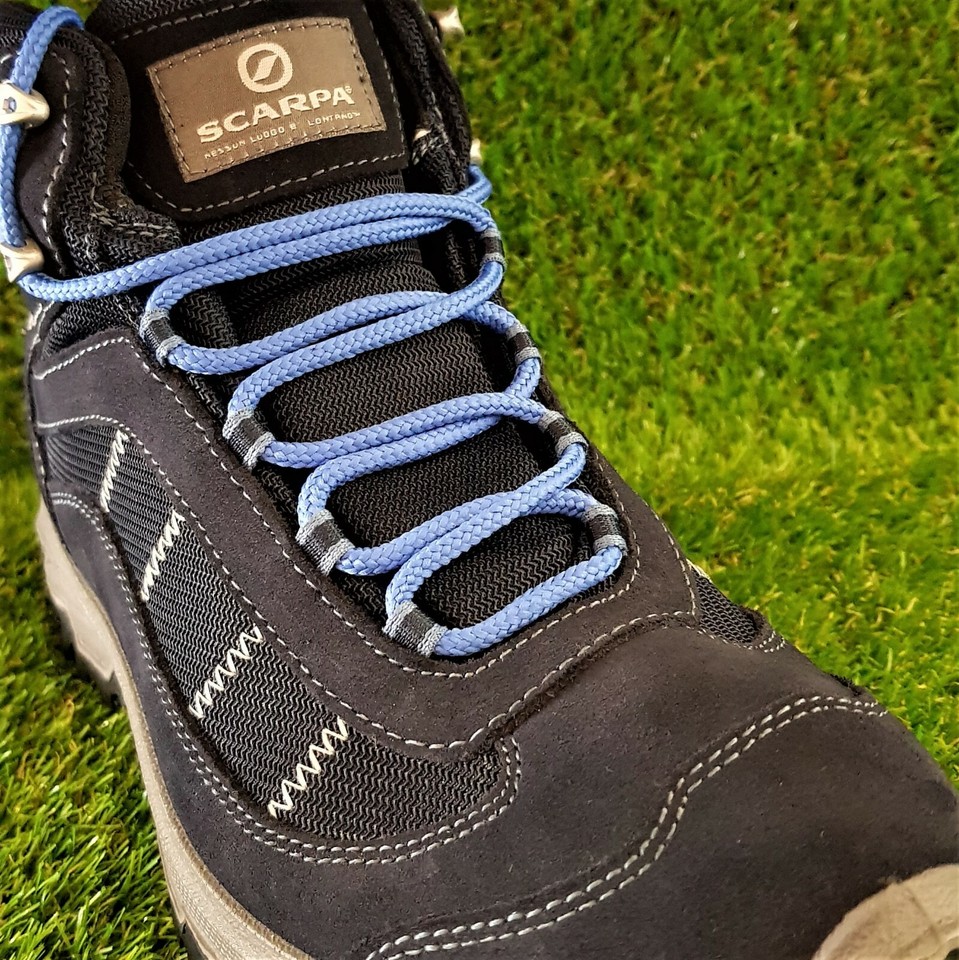 Fabmania® Laces - 4mm Round Polyester Boot Laces - Ideal for Walking ...