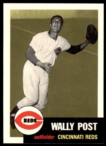 1991 Topps Archives 1953 Wally Post . Cincinnati Reds #294 | eBay