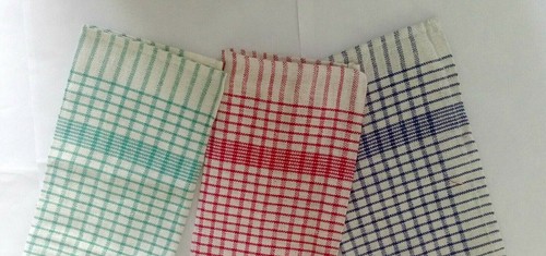 Tea Towels Cotton, 3 Color Assorted, Dish Cloths, Highly Absorbent ...