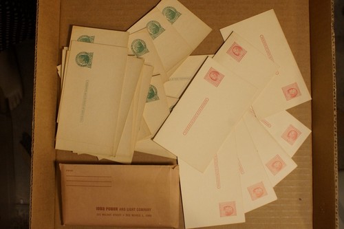 1950's Iowa Power & Light Co. Prepaid Franklin 2 Cent Postcards ...