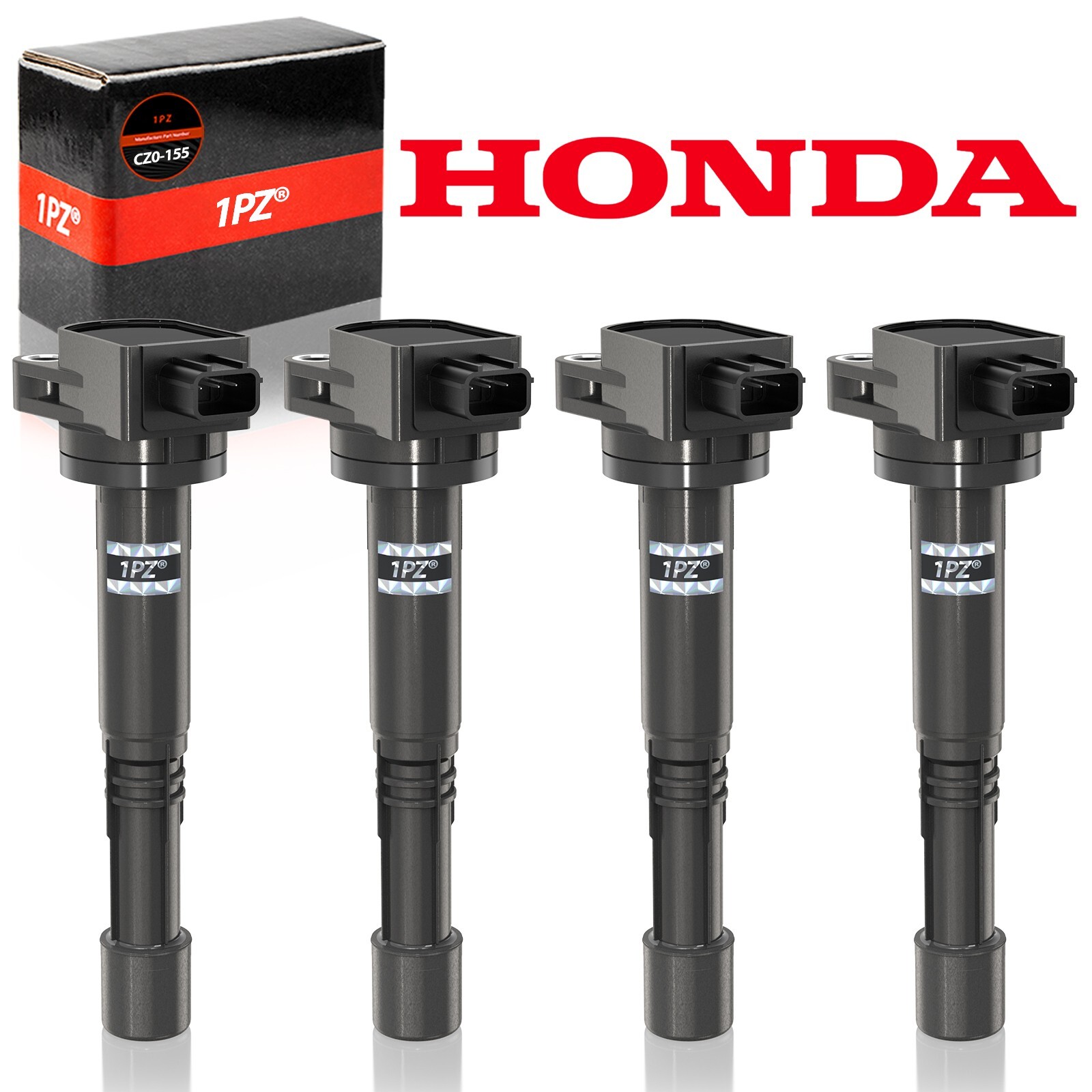 4x Genuine Ignition Coil UF602 For Honda Accord CR-V Civic 2.4L L4 ...