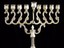Silver Plated Hanukkah Menorah Detachable Shamash, Hanukkia Candle ...