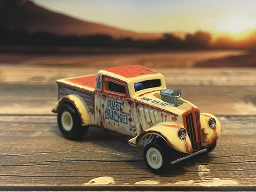 Hot Wheels Drag Strip Demons '33 WILLYS "RUST BUCKET" Real Riders ...