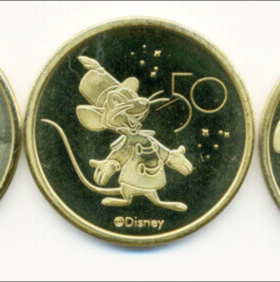 NEW Walt Disney World 50th Anniversary Commemorative Gold Coins 53 ...