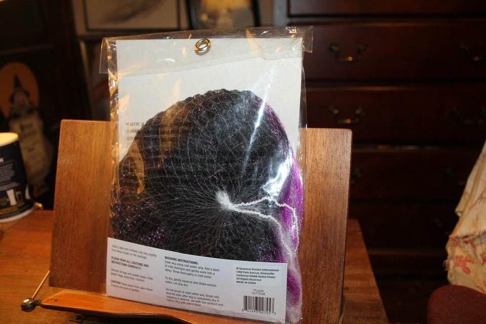 New Adult Costume Halloween Wig Seasonal Visions Punker Chick Wig | eBay