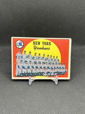 NEW YORK YANKEES 1959 Topps Baseball Card #510 Set-Break GR | eBay