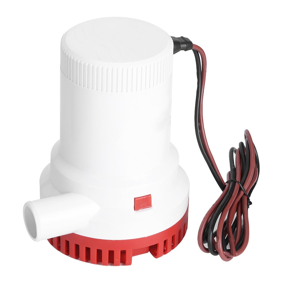 ⁺2000GPH Electric Bilge Pump Boat Water Discharge Pump Marine Ignition ...