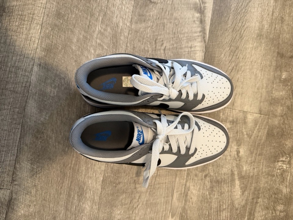 Nike Dunks Cool Grey Blue White Men's Shoes Sneakers | eBay