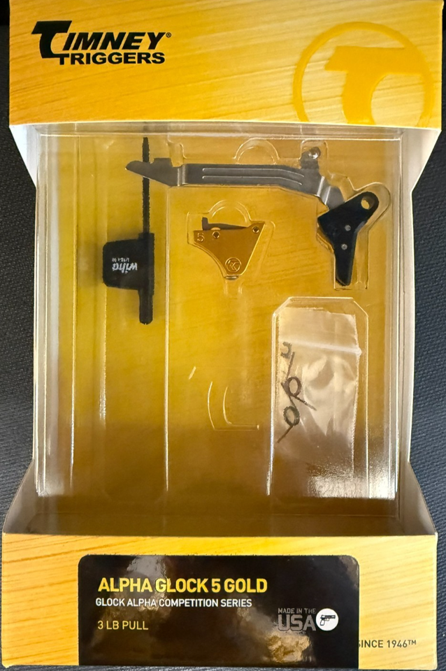 Timney Alpha Competition Trigger Gen5 Glock 17 19 23 33 34 45 ALPHA ...
