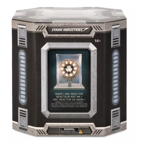 NEW Disney Marvel Iron Man Light-up Mark 1 Arc Reactor Stark Industries ...