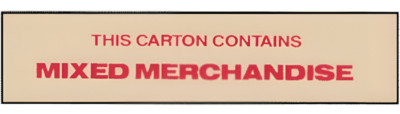 Printed Tape "Mixed Merchandise" 2"W x 3000' - Case of 6 Rolls | eBay