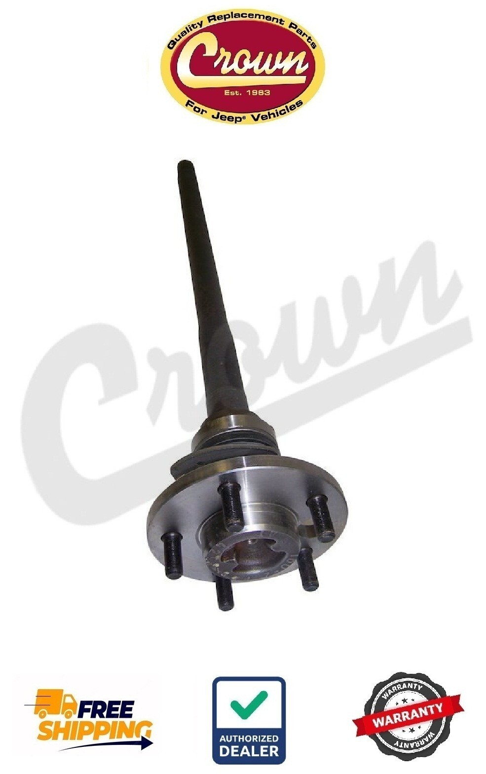 5083676AA Crown Axle Shaft Rear Driver Right Side for Jeep Wrangler 03 ...