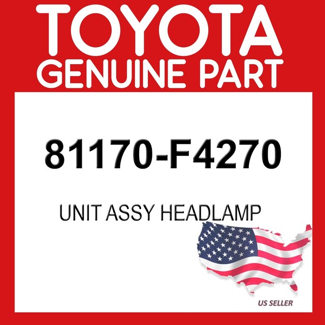 Toyota Genuine OEM 81170-f4270 Unit ASSY Headlamp 81170F4270 for sale ...