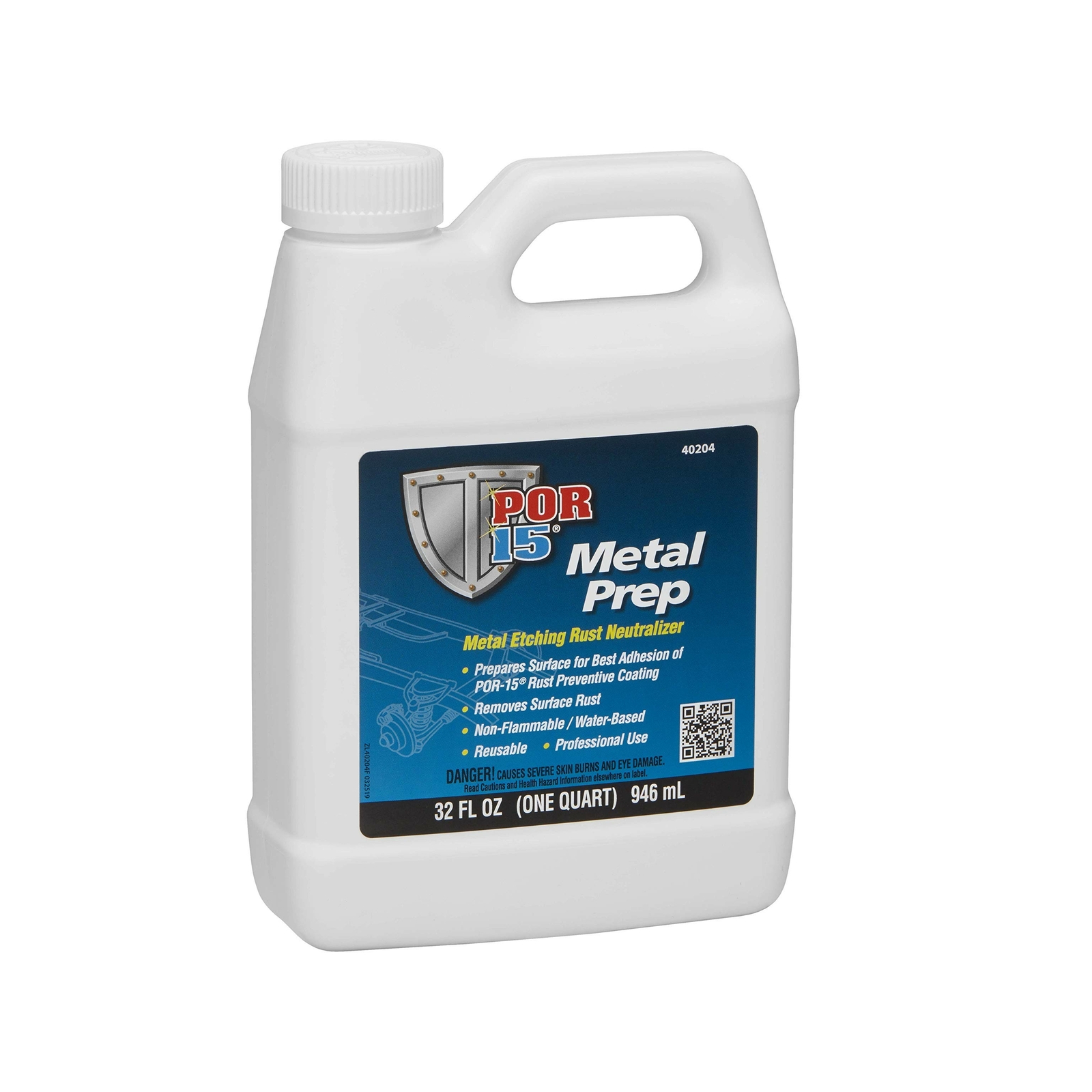 POR-15 40204 Metal Prep - 1 Quart Prep Leaves a Zinc Phosphate Coating ...