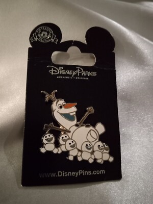 DISNEY PARKS FROZEN OLAF THE SNOWMAN PIN SILVER TONE PIN SMALL | eBay