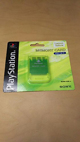 PS Sony Playstation Memory Card Lemon Yellow PS Japanese | eBay