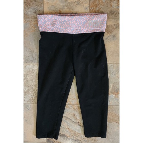 Pink Victoria Secret Yoga black orange cropp embellished pants, size XS ...