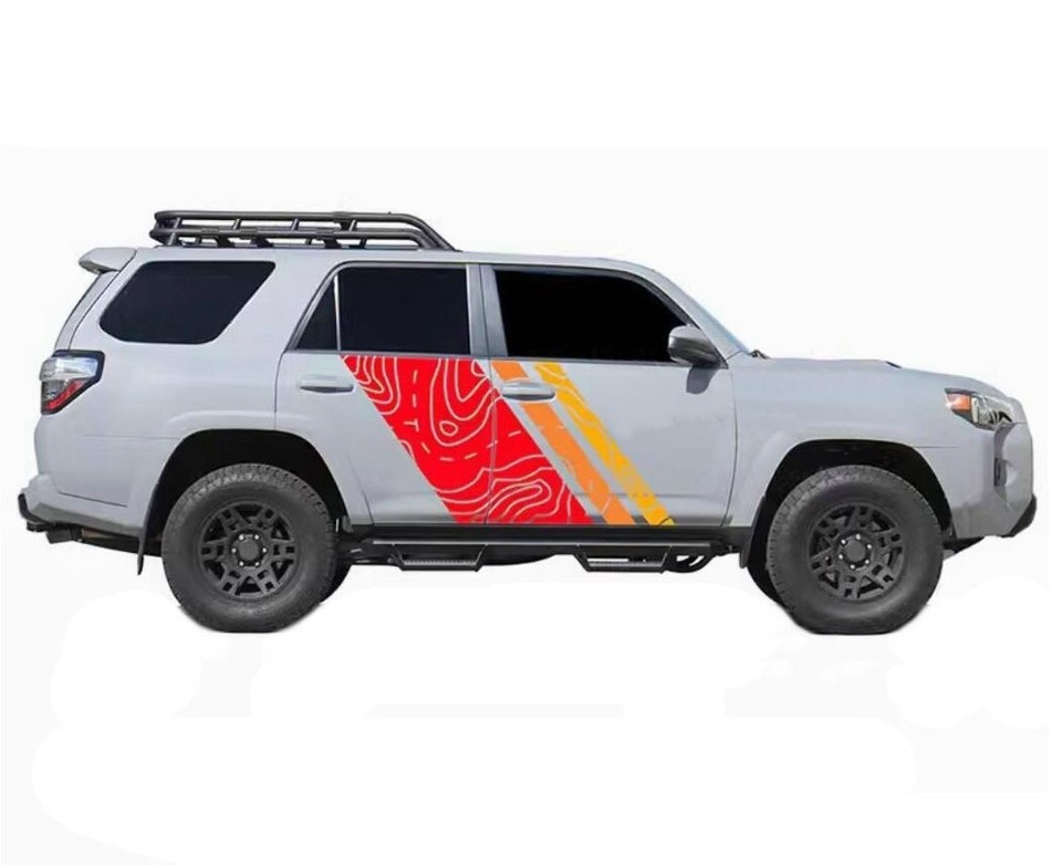 Graphics Racing Stripe Car Sticker Kit For Toyota 4Runner Side Door ...