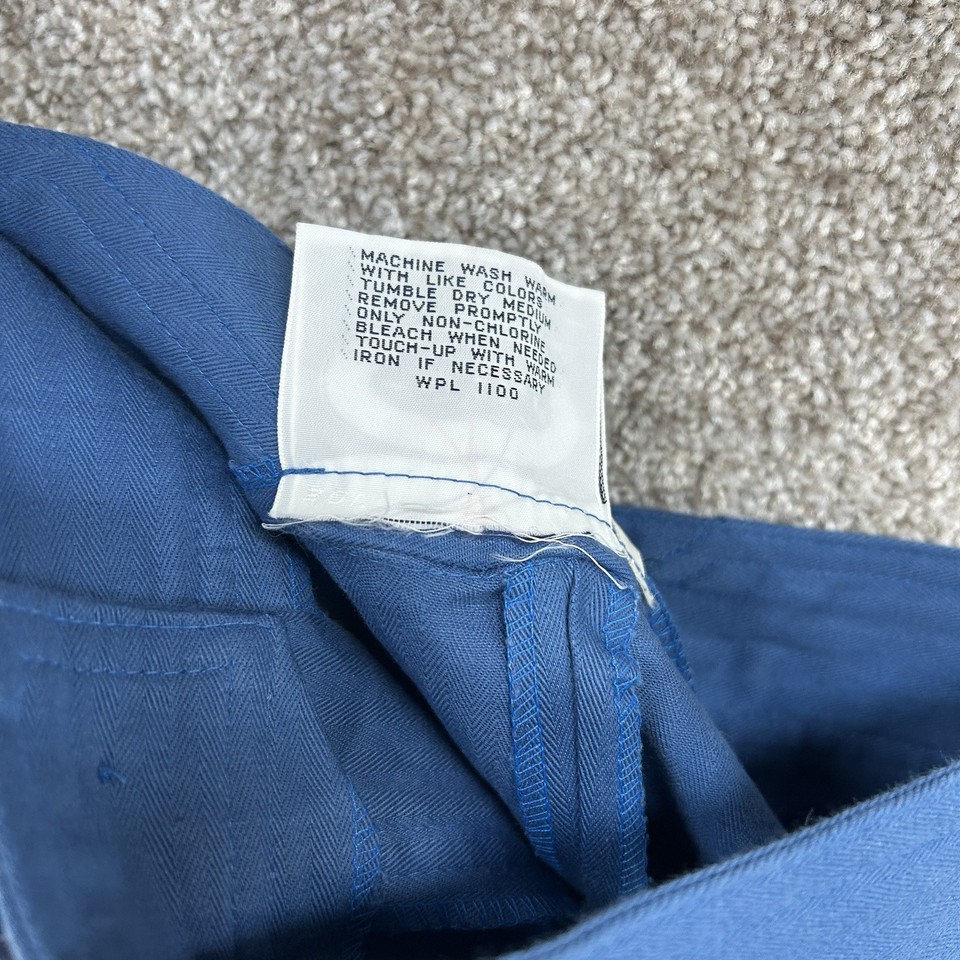 NWT Izod Women's Shorts Size 10 Blue High Rise Front Button Back Tie | eBay