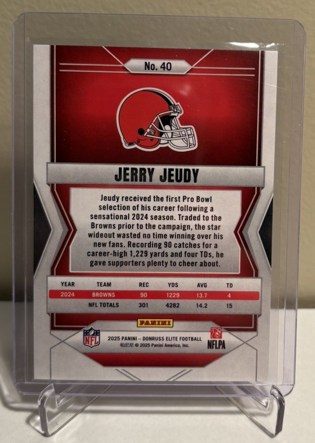 Jerry Jeudy 2025 Donruss Elite Case Hit Razzle Dazzle SSP Cleveland ...