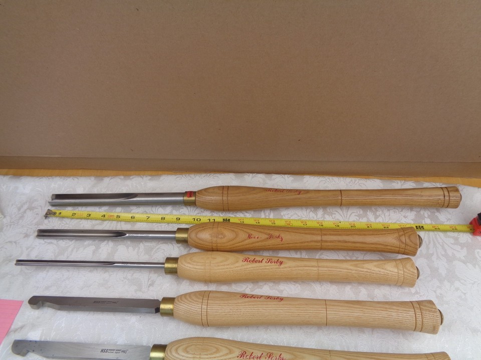 ROBERT SORBY SET OF 13 WOOD TURNING LATHE CHISELS GOUGES | eBay