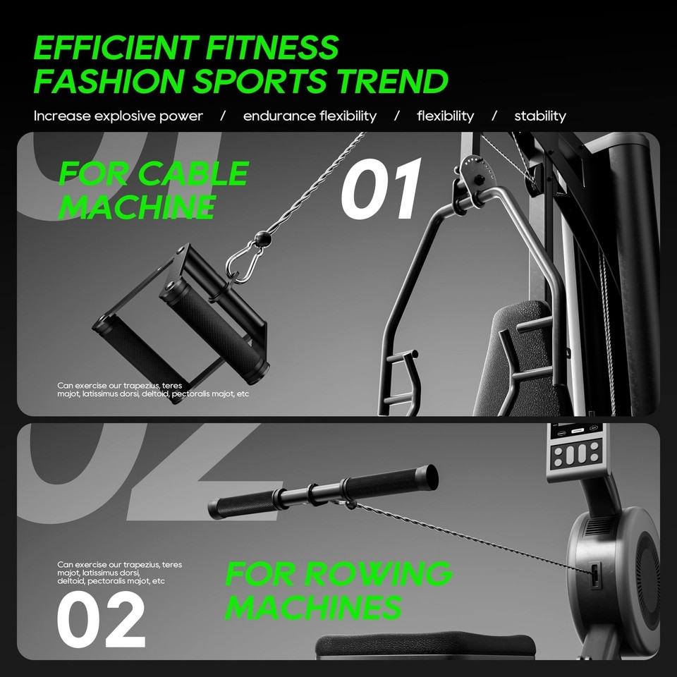 Cable Machine Attachment LAT Pulldown Attachments Cable Machine ...
