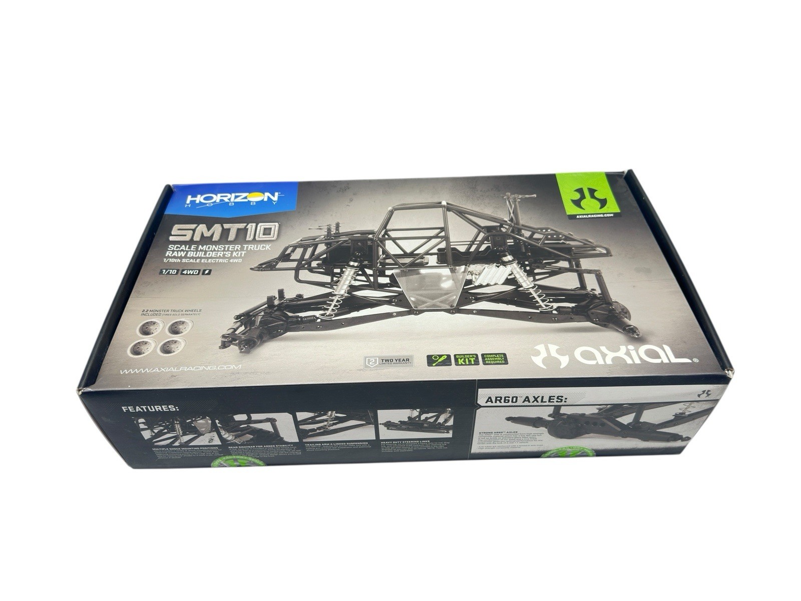 New Rare Axial SMT10 1/10 4WD Monster Truck Raw Builders Kit AXI03020 ...