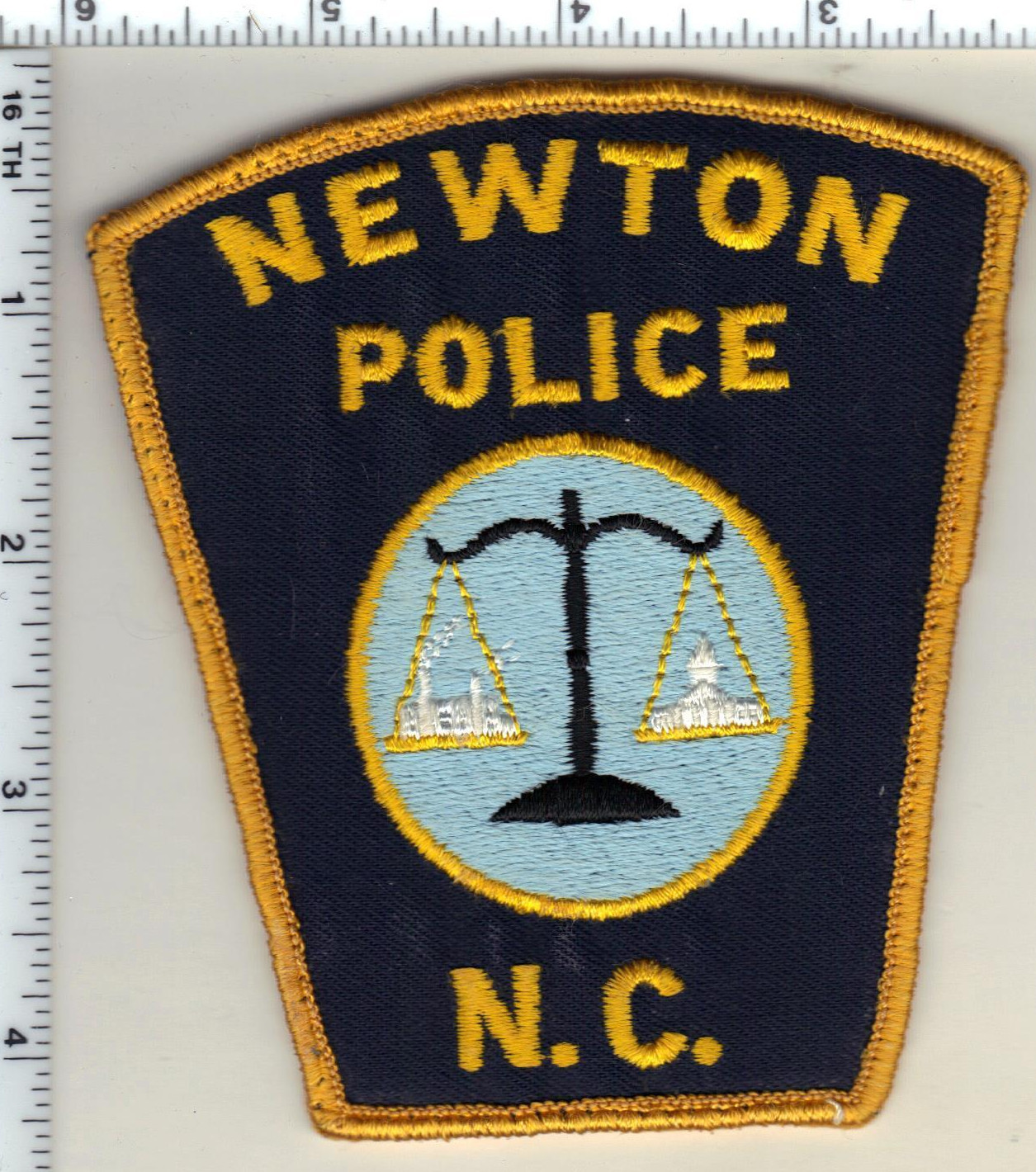 Newton Police (North Carolina) Uniform Take-Off Shoulder Patch 1990 | eBay