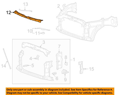 GM OEM 19-23 Sierra 1500 Radiator Support Radiator Support-Upper Reinf ...