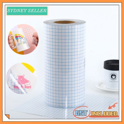 30x500cm Vinyl Transfer Paper Tape Roll Cricut Adhesive Clear Alignment ...