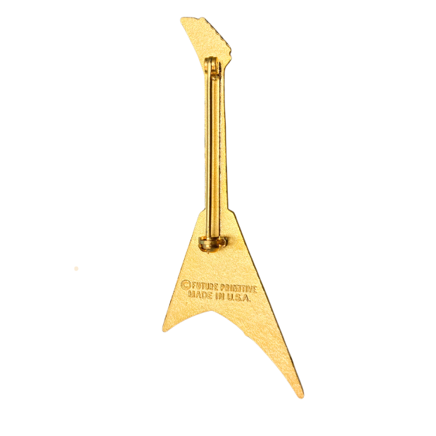 Pin Jackson Randy Rhoads Black W Gold Pickguard Pin Harmony | eBay
