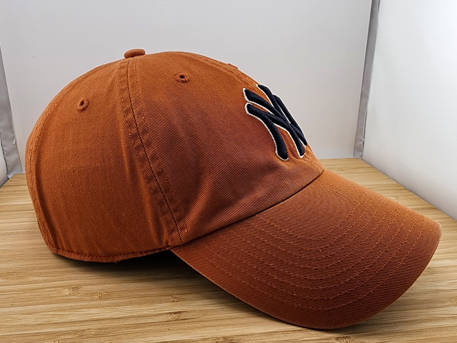 New York Yankees Fitted Hat, Orange Cap, Twins Enterprise, 100% Cotton ...