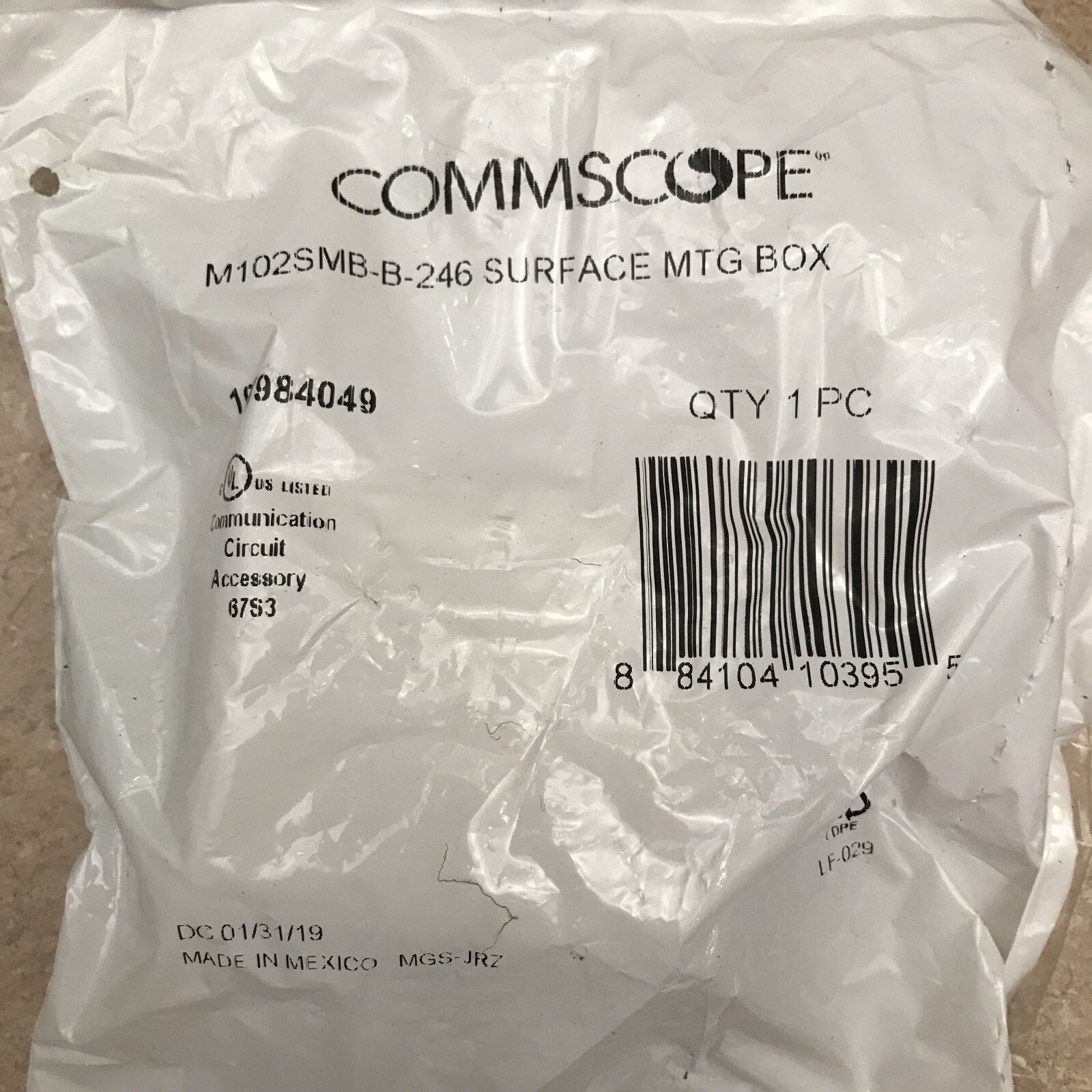 Commscope Two Port Surface Mount Box, Ivory M102-SMB - Lot of 2 | eBay