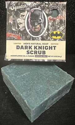 Dr Squatch Soap Dark Knight Scrub DC Limited Edition Batman Soap Bar 🦇 ...