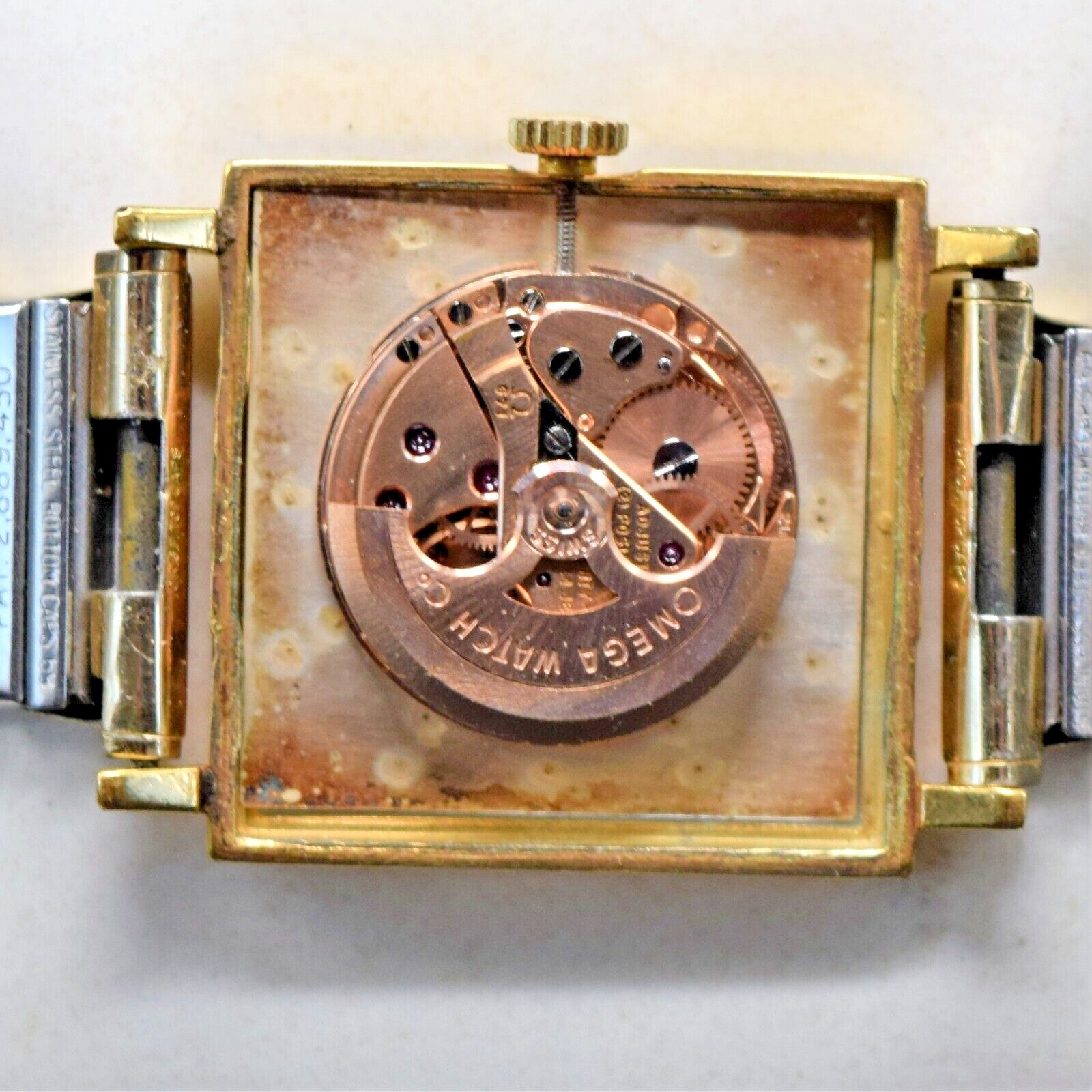 Collectible 60’s Vtg Swiss OMEGA 161.014 20 Micron GP Cal671 24J ...