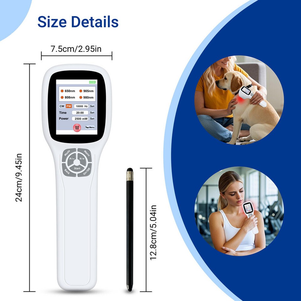 Class 4 Cold Laser Therapy for Knees Body Pain LLLT Device Wound ...