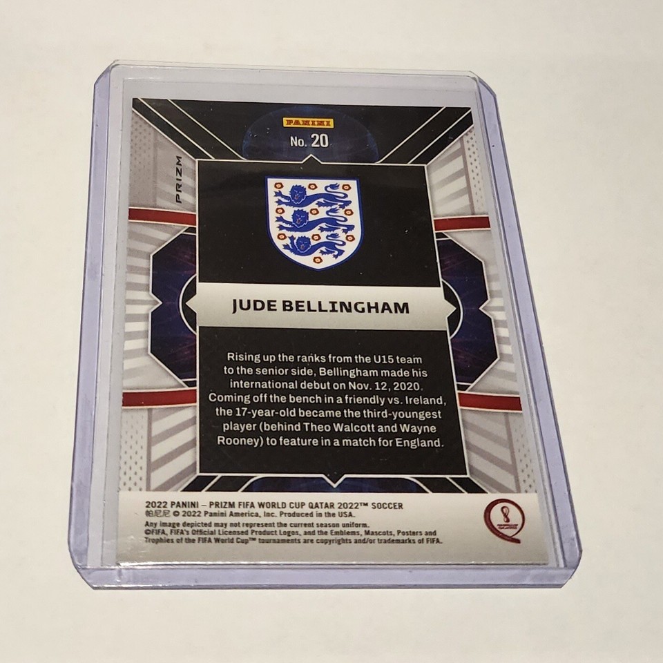 2022 Panini Prizm FIFA World Cup Soccer - Jude Bellingham - Silver ...
