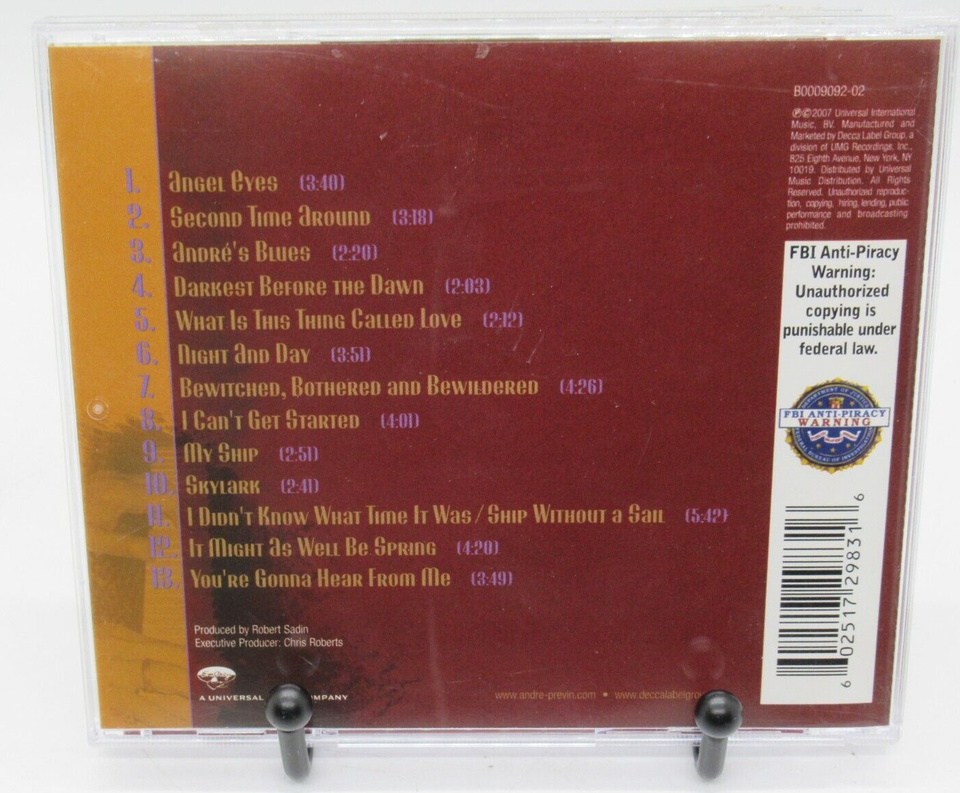 ANDRE PREVIN: ALONE - BALLADS FOR SOLO PIANO MUSIC CD, 13 GREAT TRACKS ...