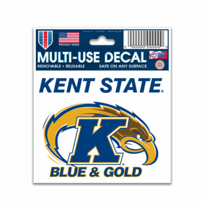 KENT STATE GOLDEN FLASHES 3"X4" MULTI-USE DECAL PERFECT FOR CAR WINDOWS ...